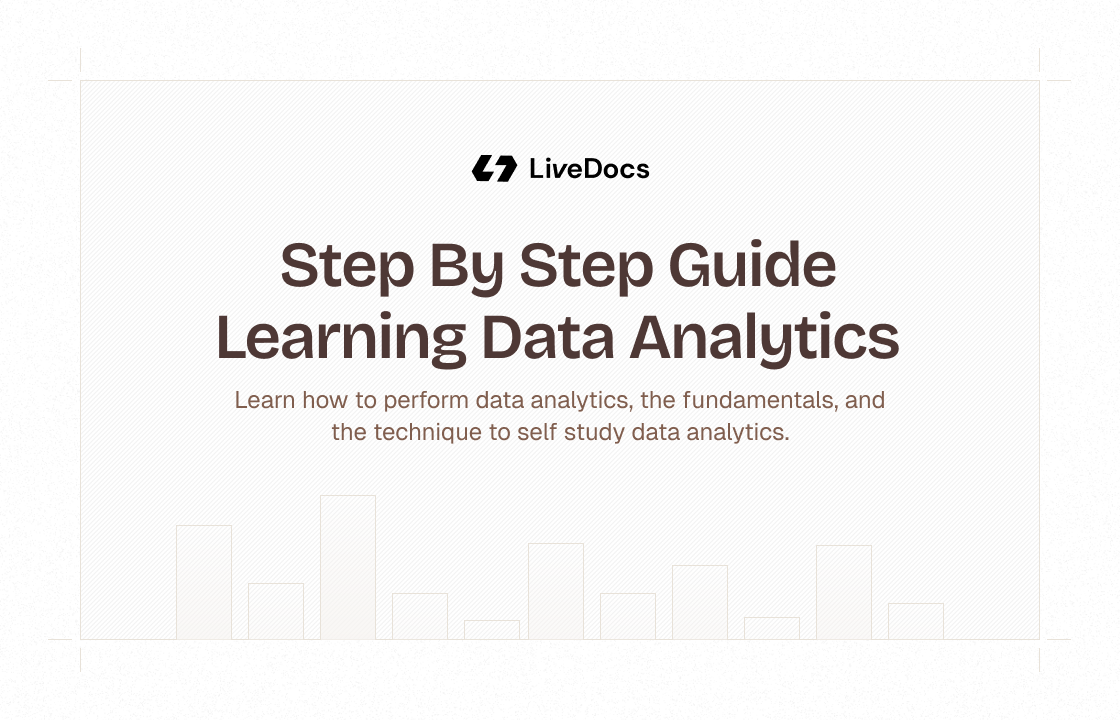 Learning Data Analytics: Beginner's Guide