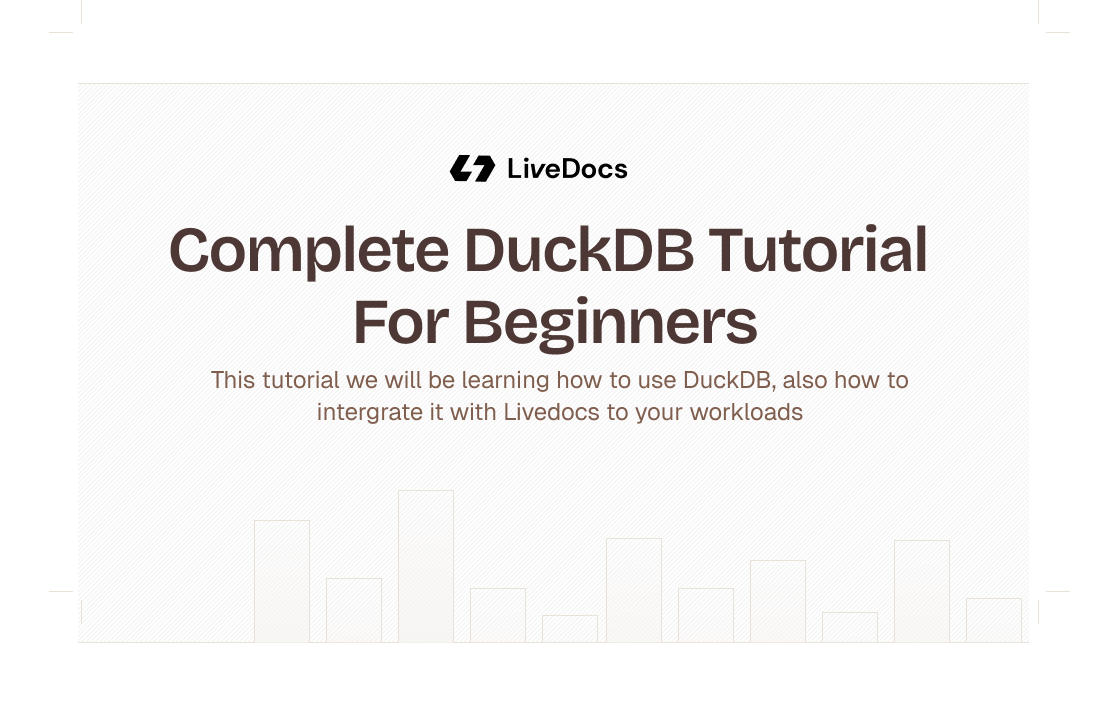 Complete DuckDB Tutorial For Beginners