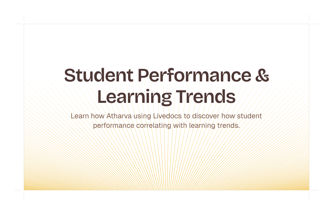 Student Performance & Learning Trends