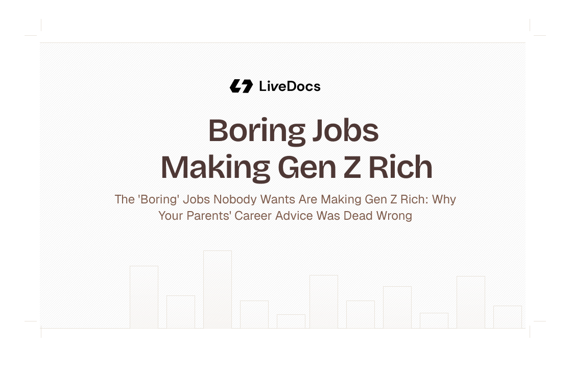 Boring Jobs Are Making Gen Z Rich.