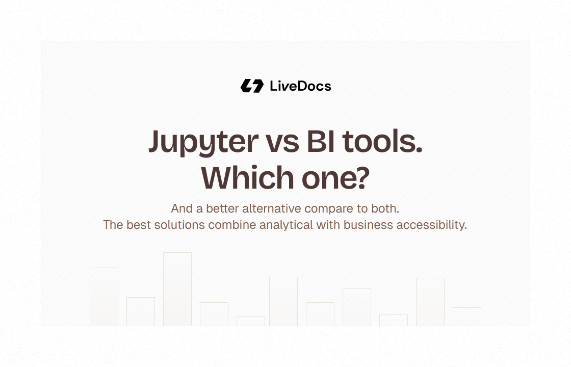 Jupyter vs. BI Tools: When to Use Which?